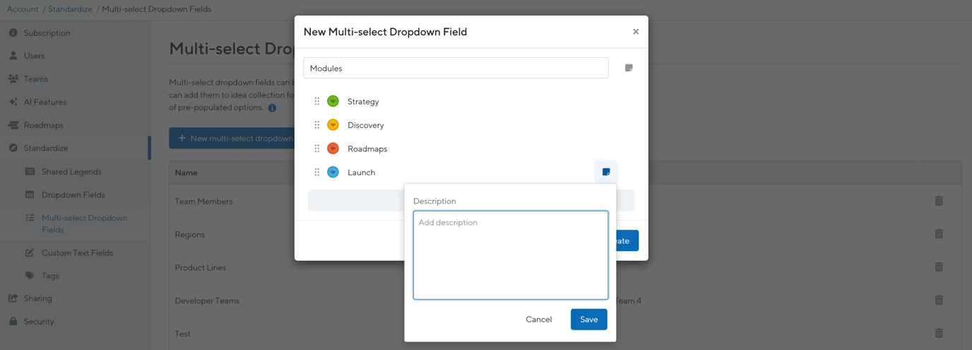 Multi-Select Custom Fields