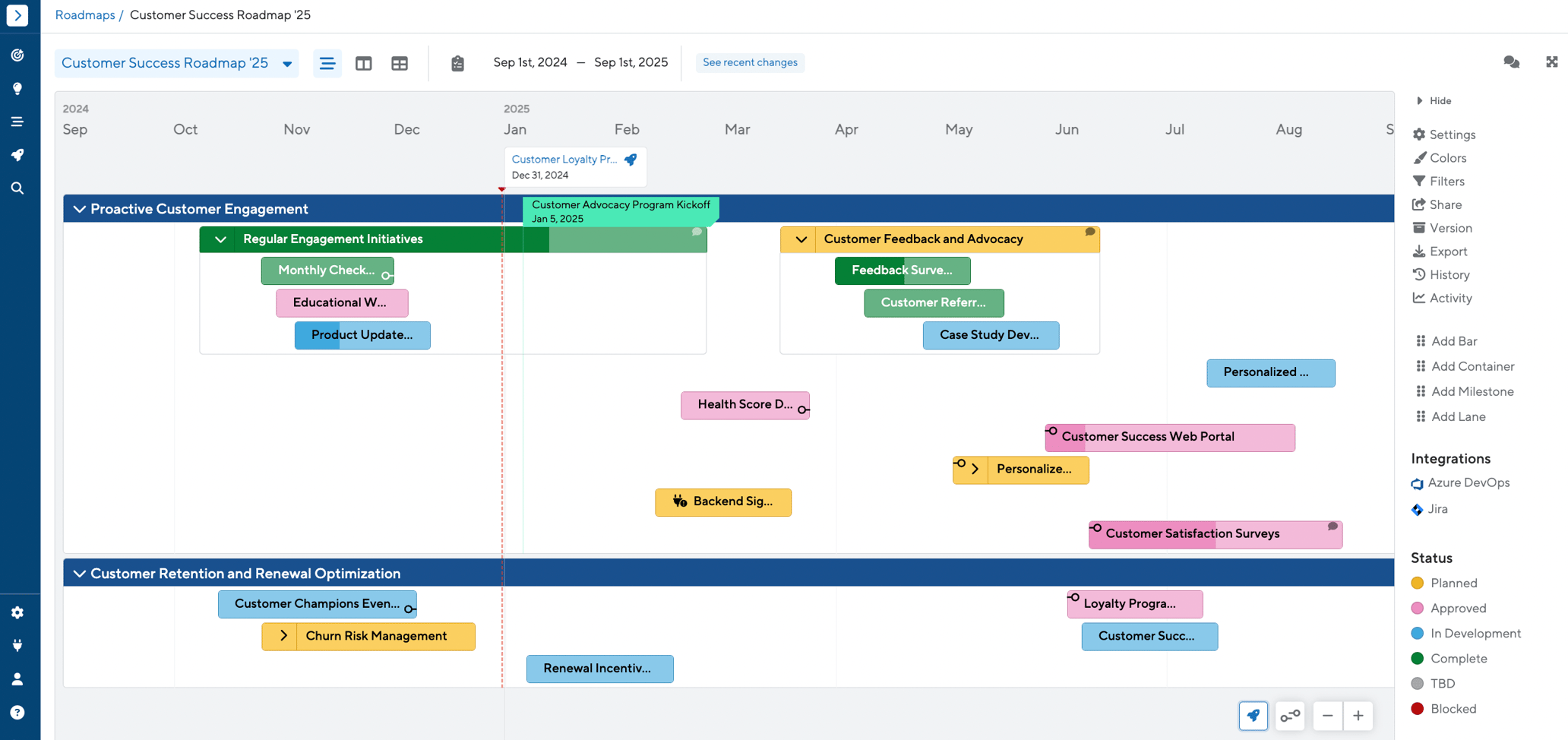 Platform & Roadmap Hierarchy