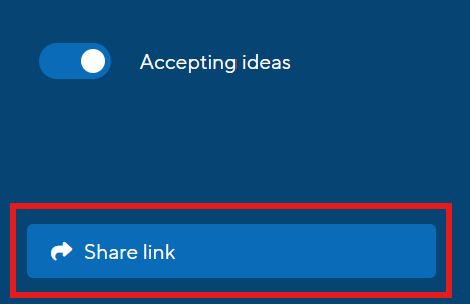 Collecting Feedback with the Ideas Form