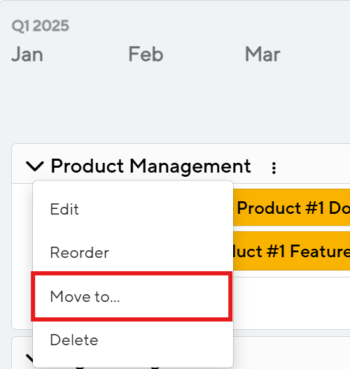 Can I move bars between roadmaps?