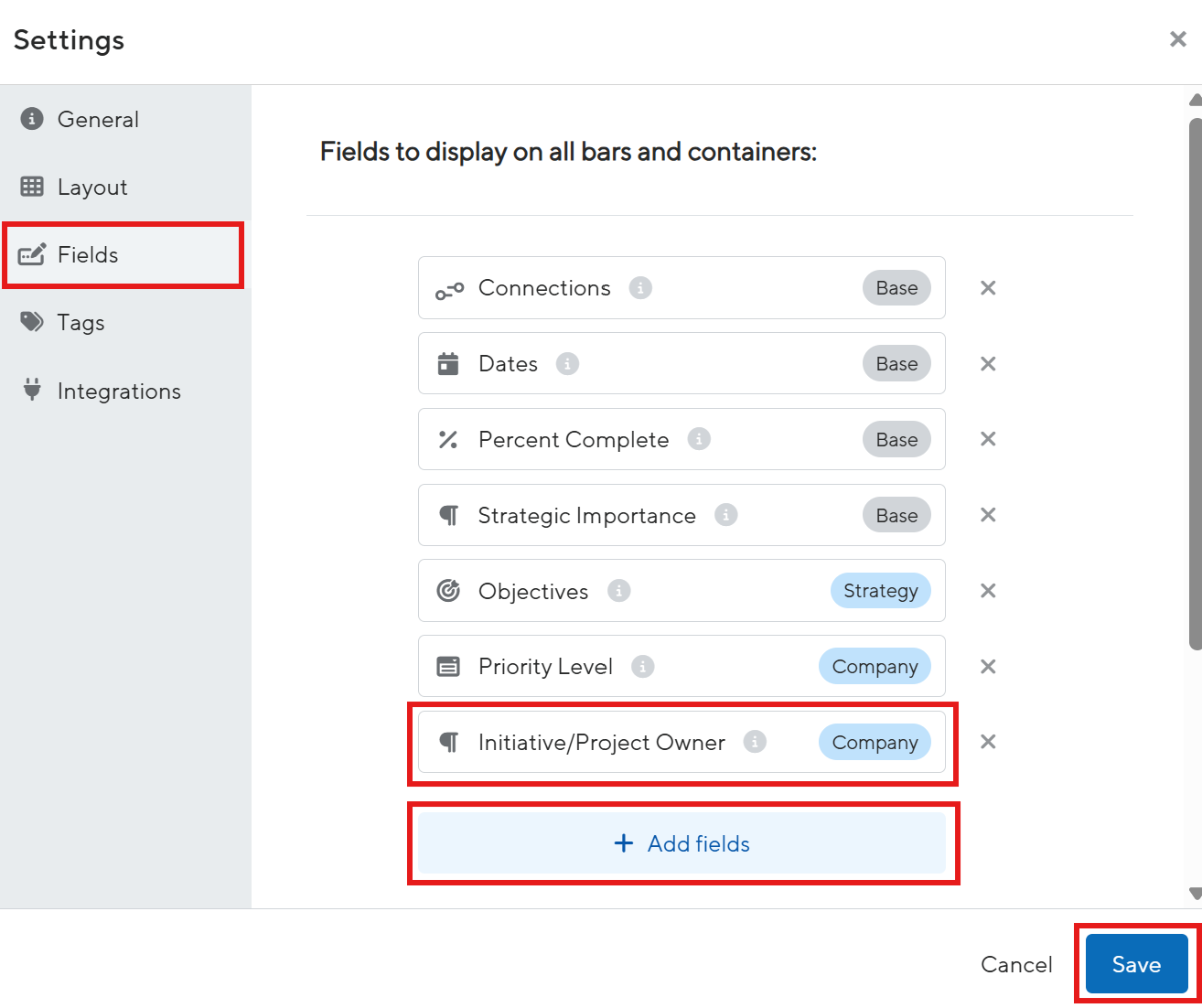 Custom Text Fields
