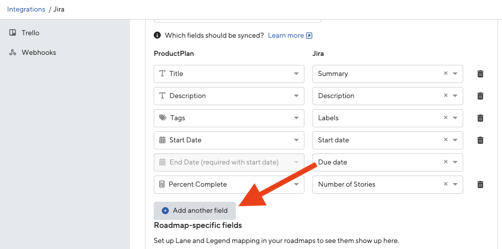 Sync Custom Fields with Jira
